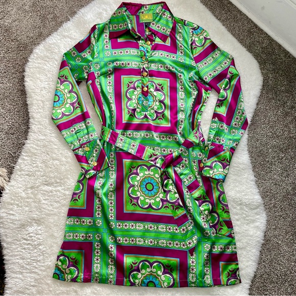 Tracy Porter | Dresses | Tracy Porter Geometric Floral Medallion ...